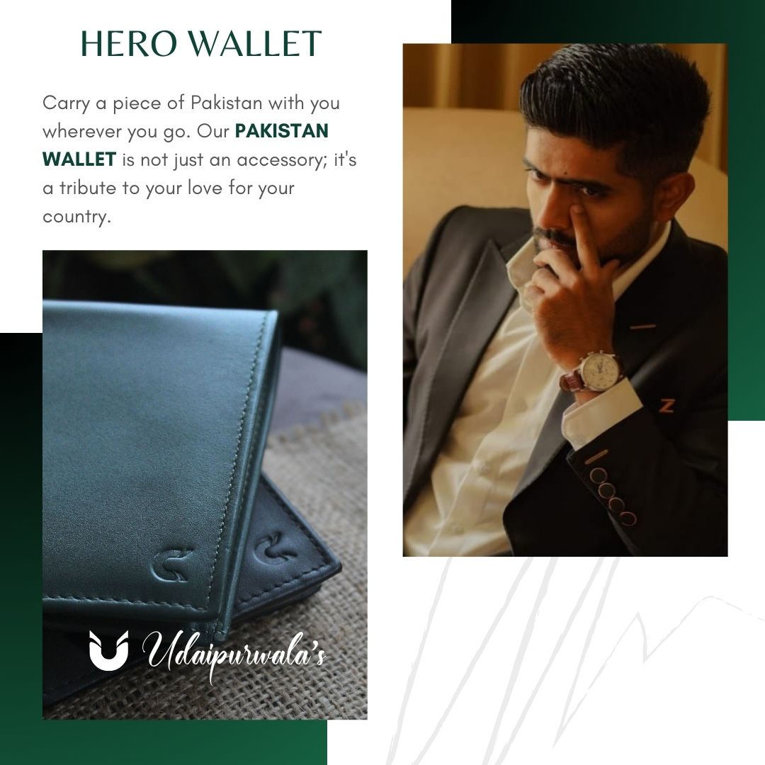 Pakistan Wallet (Jade Green) – Udaipurwalas